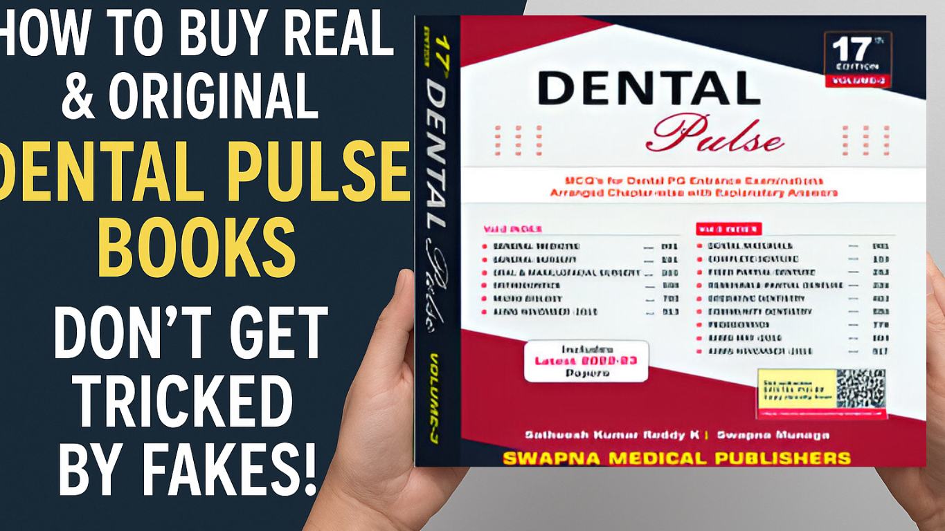 Original dental pulse book vs Duplicate What Every NEET MDS Do